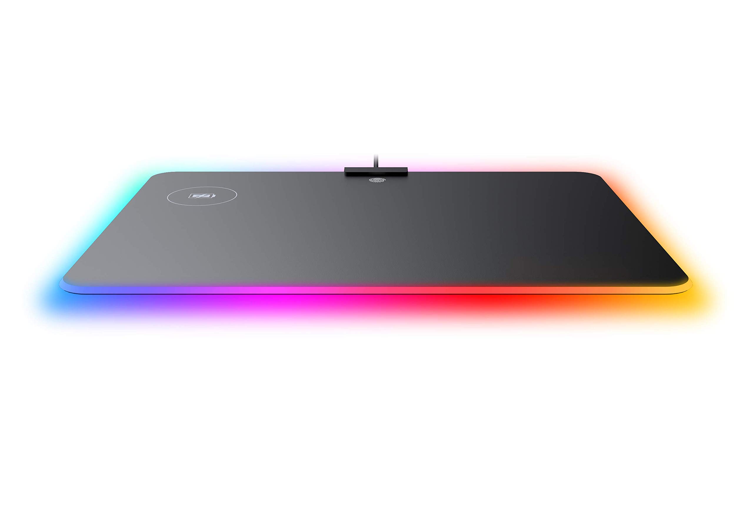 MOJO Wireless Charger Mousepad - Qi Quick Charging Gaming Mouse Pad with RGB lighting