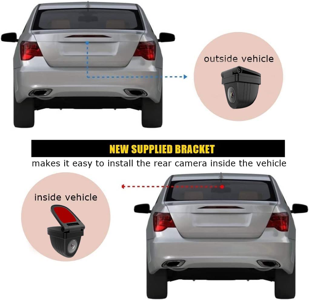 NikoMaku Mirror Dash Cam Front and Rear OEM Design Split Front Camera HDR Full Touch Screen Rear View Mirror Camera 170° Wide Angle Dual Cameras Waterproof ASX Pro