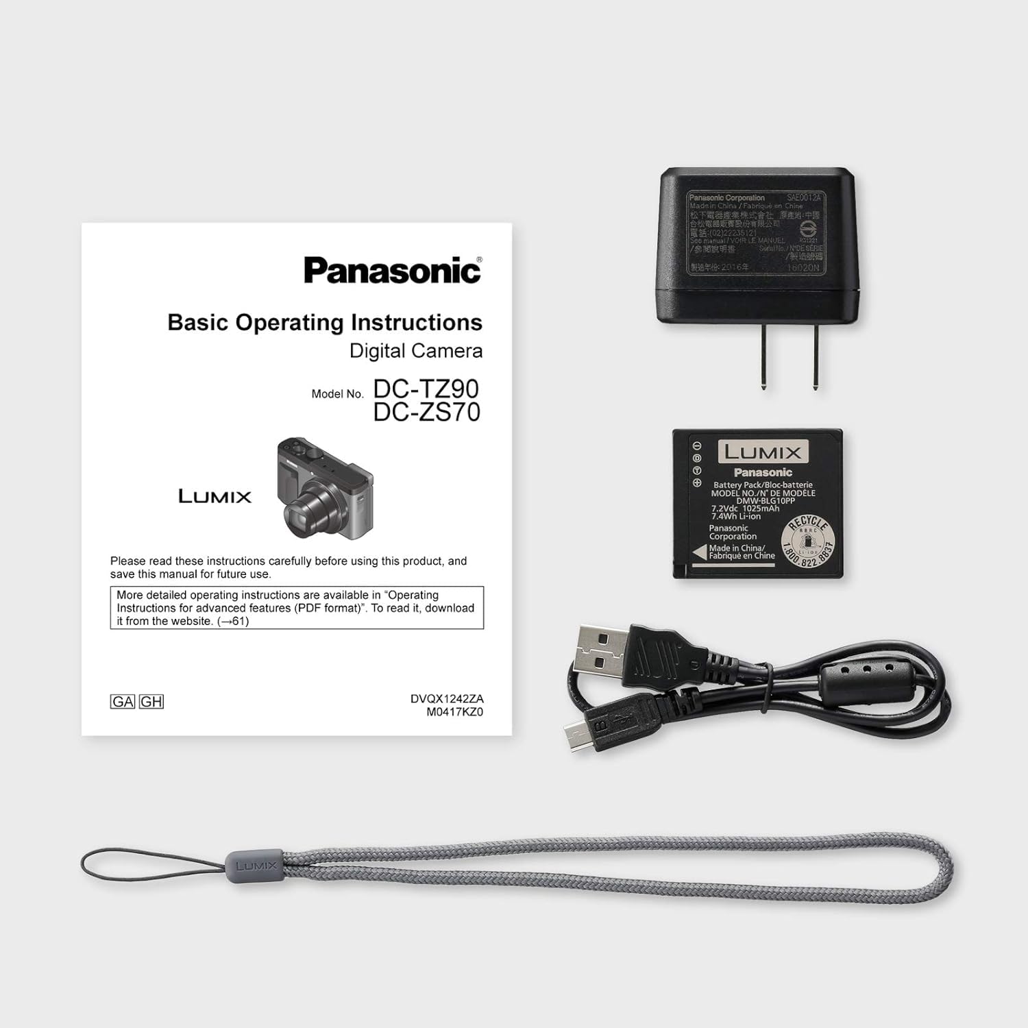 Panasonic Lumix DC-ZS70 Digital Camera (Silver) with Advanced Accessories and Travel Bundle | DC-ZS70K | Panasonic Lumix DC-ZS70