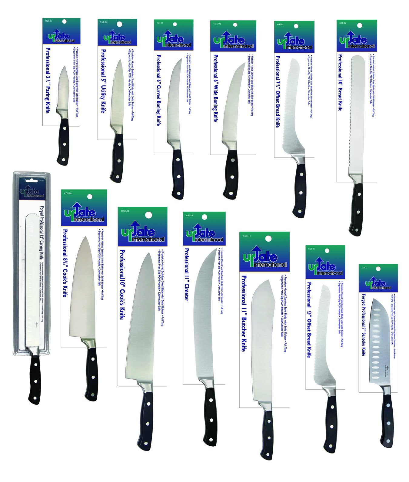Update International (KGE-10) 11" Forged Cimeter Knife