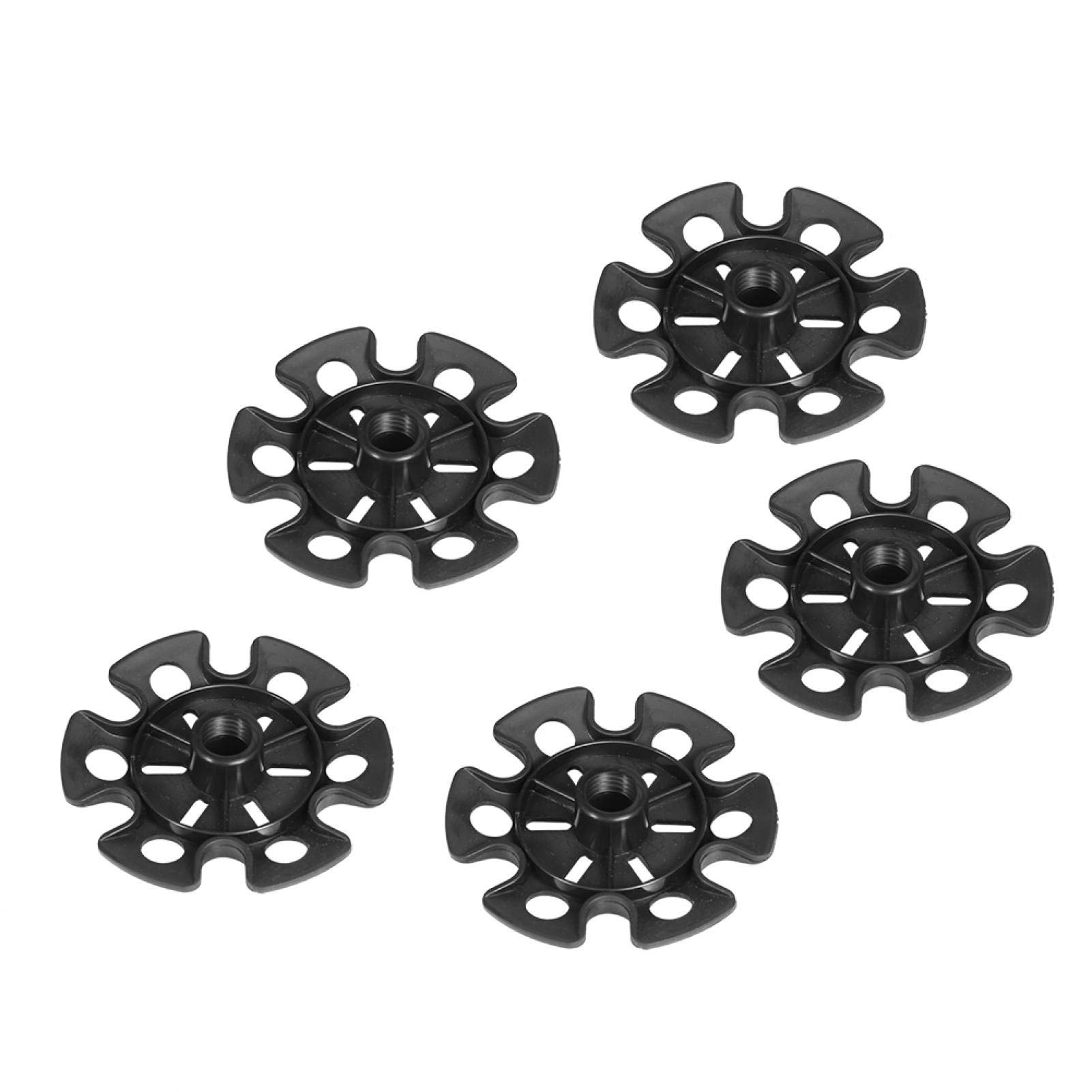 RiToEasysports Ski Pole Baskets, Trekking Pole Basket, 5PCS/Bag Trekking Pole Basket Snow Mud Ski Basket Walking Hiking Stick Replacement,