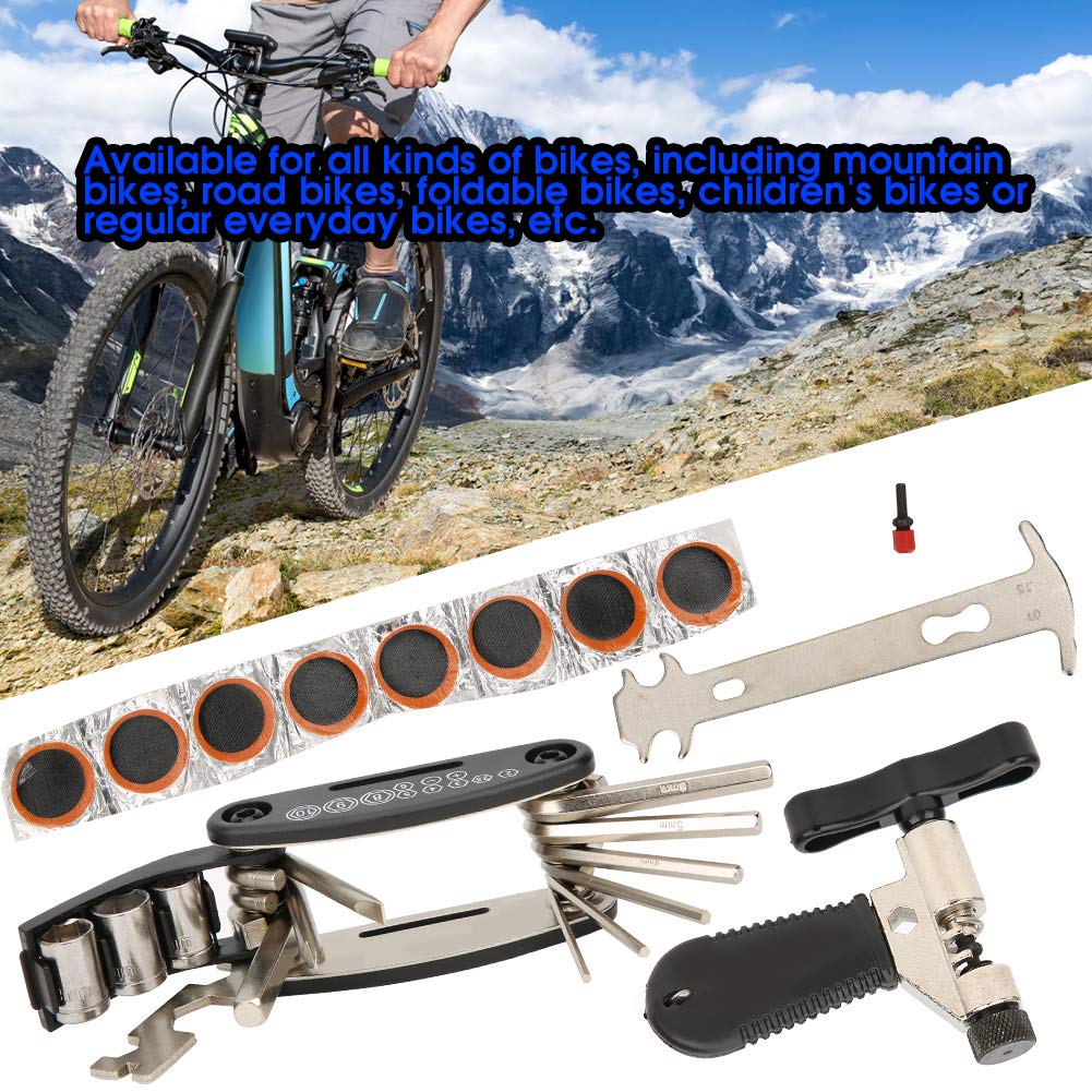Steel Mountain Bike Chain Tool Kit Chain Repair Tool Kit Set for Road Mountain Bikes