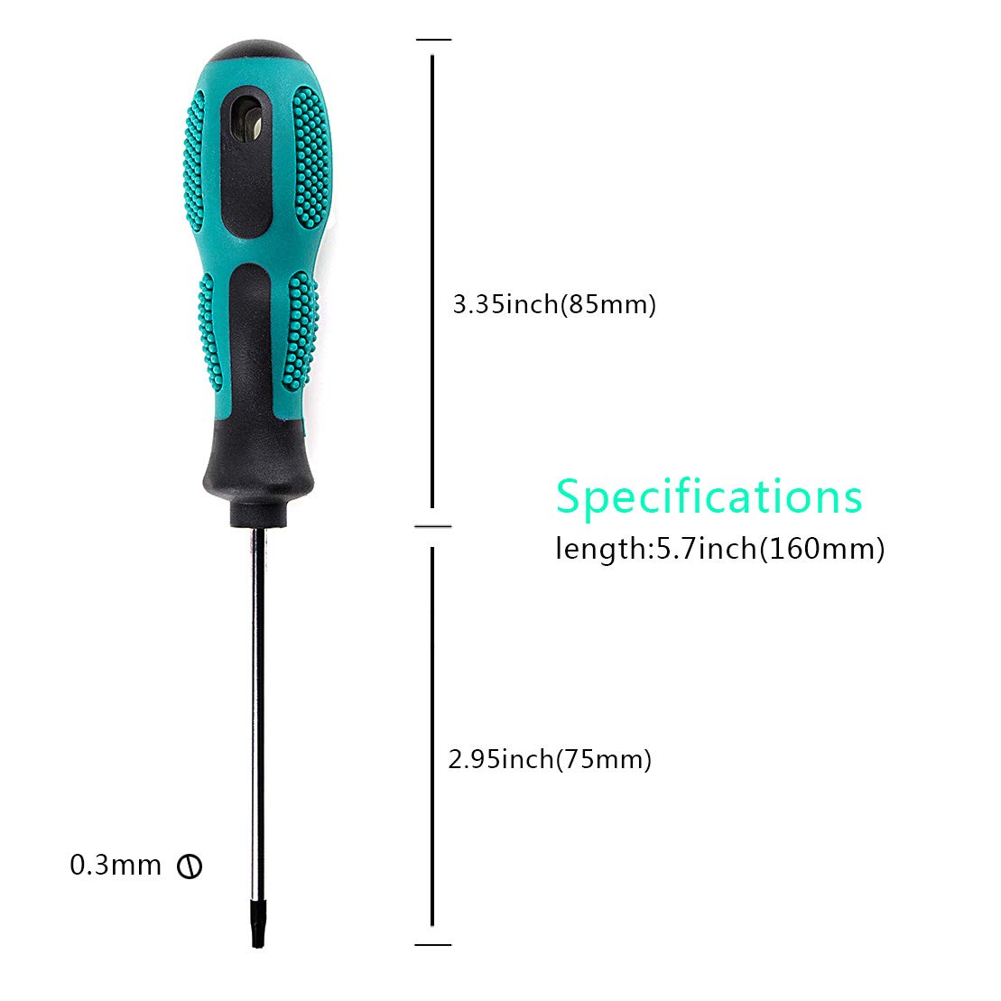 massmall 1 Pc Torx Repair Screwdriver T8 Security Screw Tool for Xbox 360 Controller
