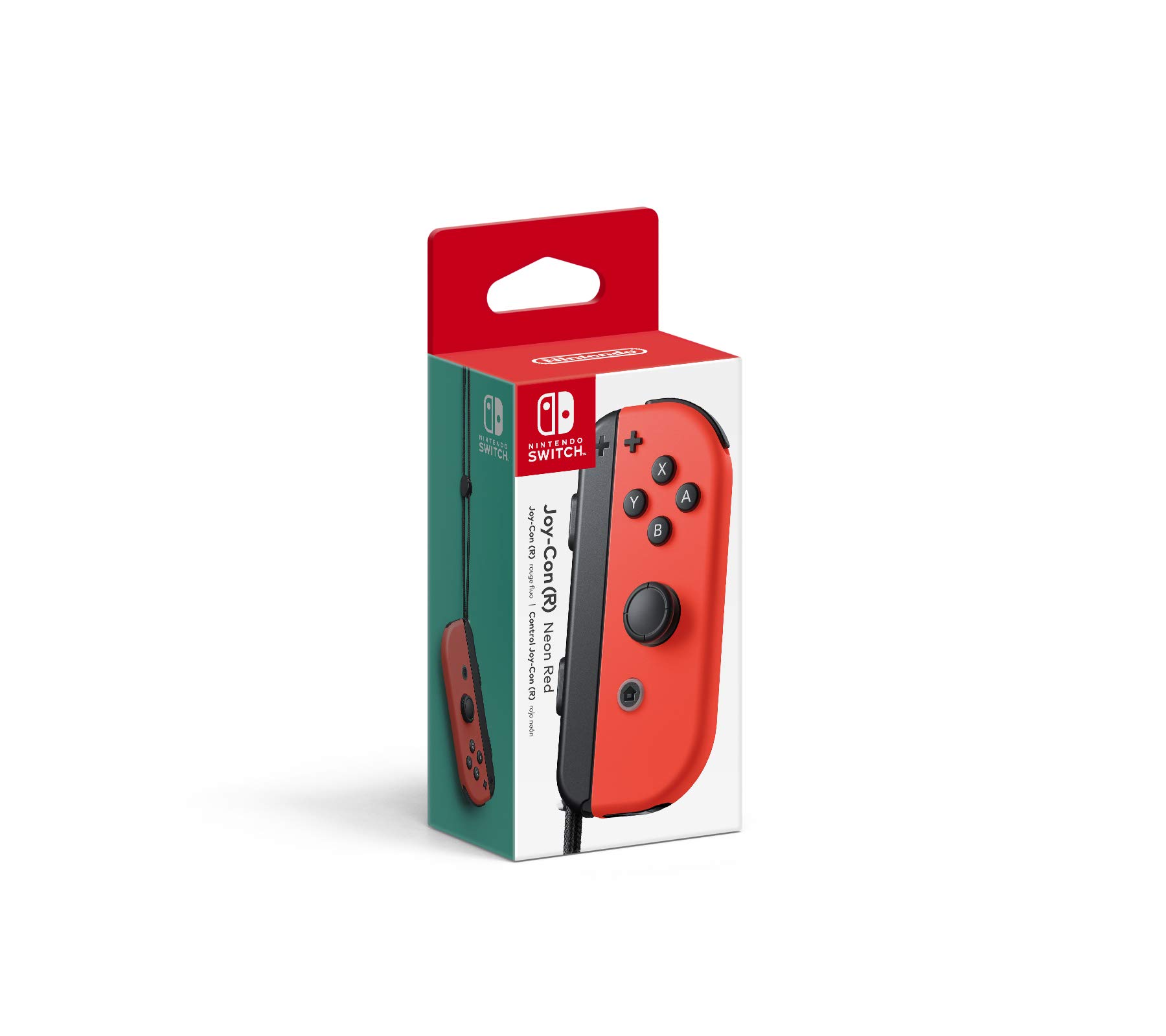 Nintendo Joy-Con (R) - Neon Red - Nintendo Switch (Renewed)