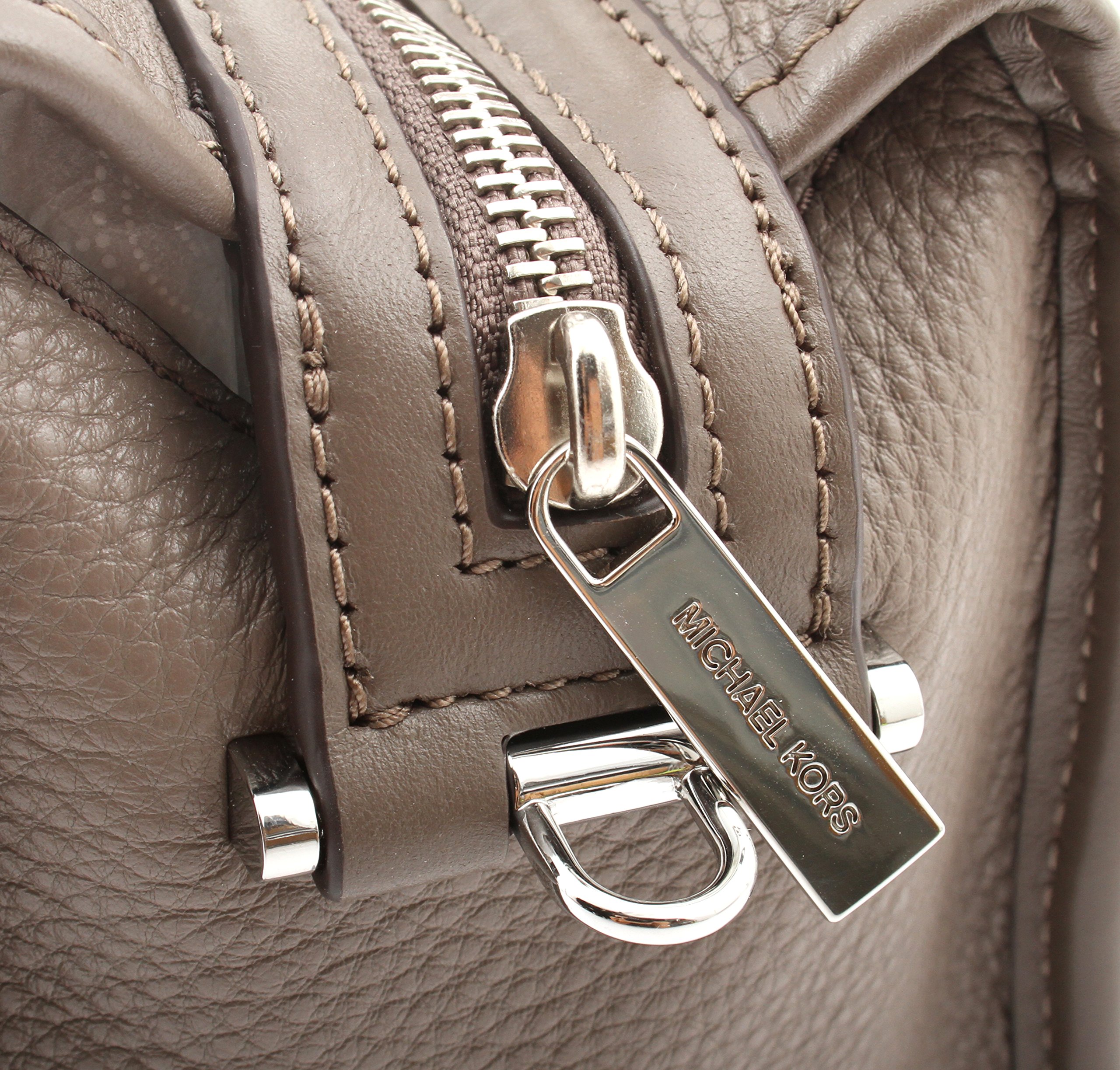 Michael Kors Geneva Large Leather Satchel, 30F6STXS1L (Cinder)