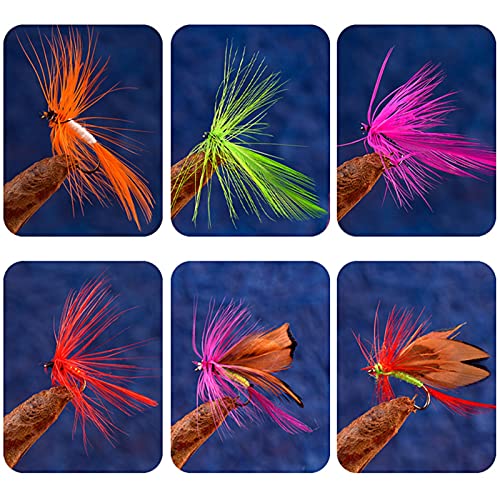 Smalibal Artificial Bait Small Size Realistic Easy to Use Fly Lures with Crank Hook Fishing Tool Fishpond Supplies B