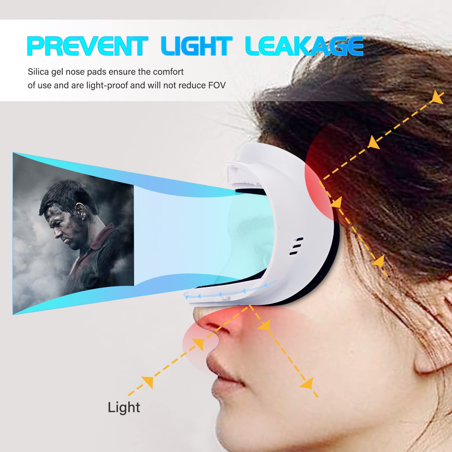 TechKen Cooling Fan Face Cover for Meta/Oculus Quest 2 Accessories with 2 Soft Face Cover, A2 Pro Quest 2 Cooling Fan Active Air Circulation Ventilation to Relieve Lens Fogging (3 Speeds)