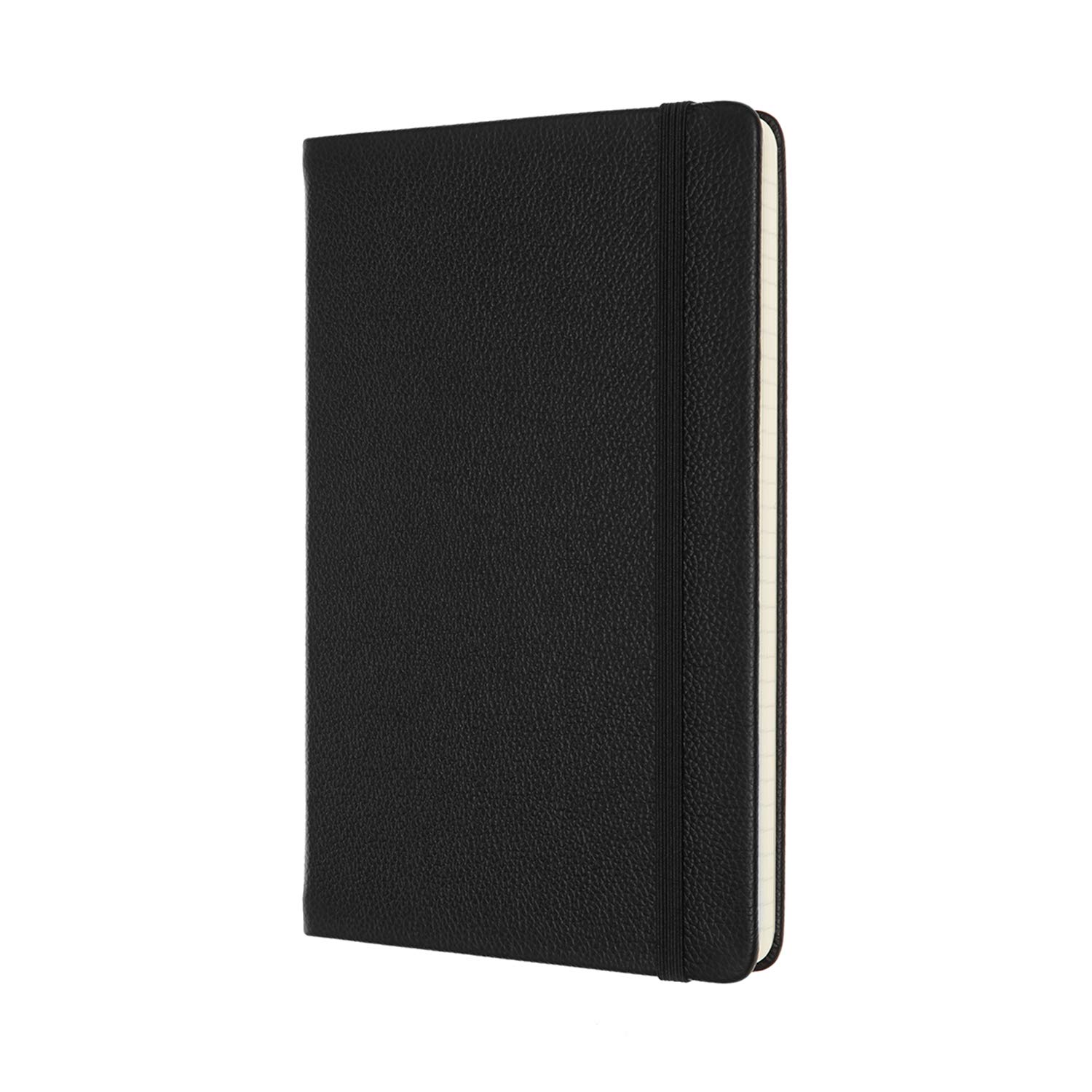 Moleskine Limited Collection Notebook Leather, Large, Ruled, Hard Cover, Open Box, Forget Me Not Blue (5 x 8.25)