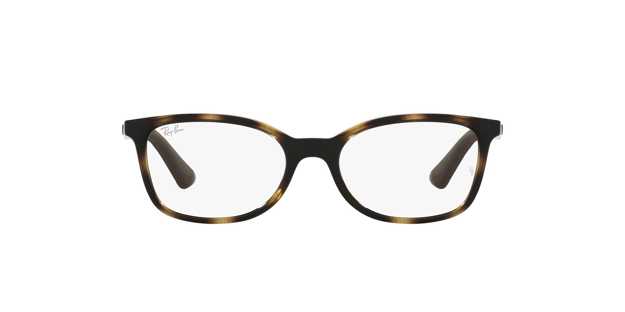 Ray-Ban Junior Kids' RY1586 Square Prescription Eyewear Frames, Havana/Demo Lens, 49 mm
