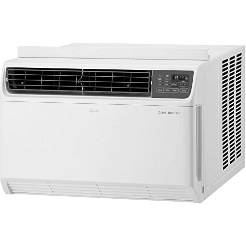 LG 14,000 BTU Dual Inverter Smart Window Unit Air Conditioner, Cools 800 Sq. Ft., Quiet Operation, Up to 25% More Energy Savings, ENERGY STARĀ®, works with LG ThinQ, Amazon Alexa and Hey Google, 115V