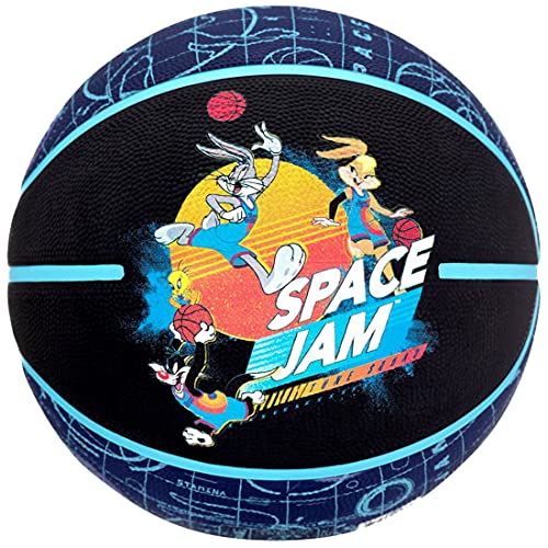 Spalding Space Jam Tune Court Ball 84596Z, Unisex Basketballs, Black, 5 EU
