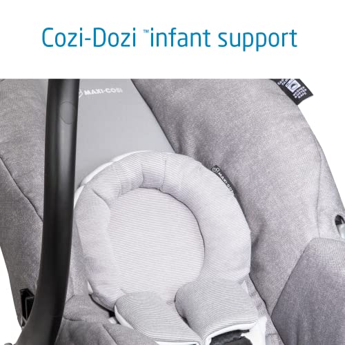 Maxi-Cosi Adorra 2.0 5-in-1 Modular Travel System with Mico Max 30 Infant Car Seat, Nomad Grey