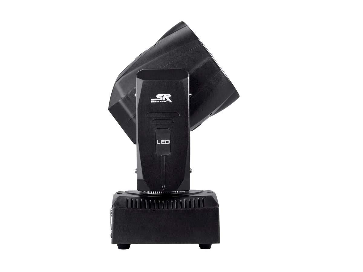 Monoprice Stage Wash Moving Head - RGBW, 7x 12-Watt LEDs, With Zoom, Includes Built-In Auto and Sound Active Programs - Stage Right Series