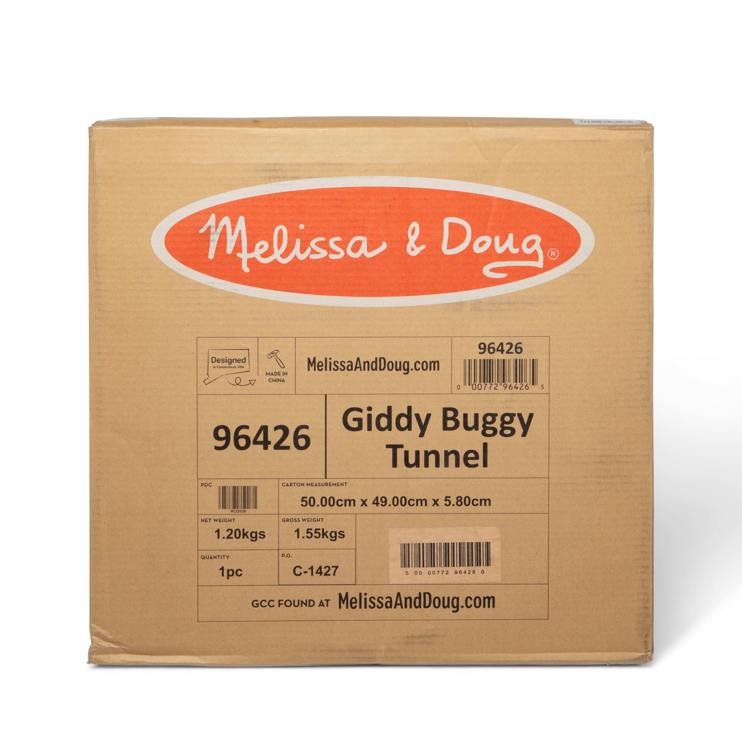 Melissa & Doug Sunny Patch Giddy Buggy Crawl-Through Tunnel - Indoor Outdoor Developmental Activity Toy Tunnel For Toddlers And Kids Ages 3+ (Multi color)