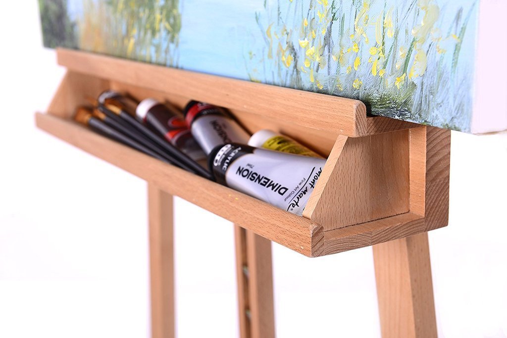 Mont Marte Floor Easel w/Tilt Beech Wood