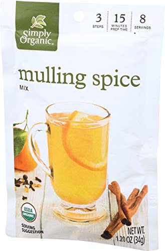 Simply Organic Mulling Spice, Certified Organic, Gluten-Free | 1.2 oz | Pack of 3