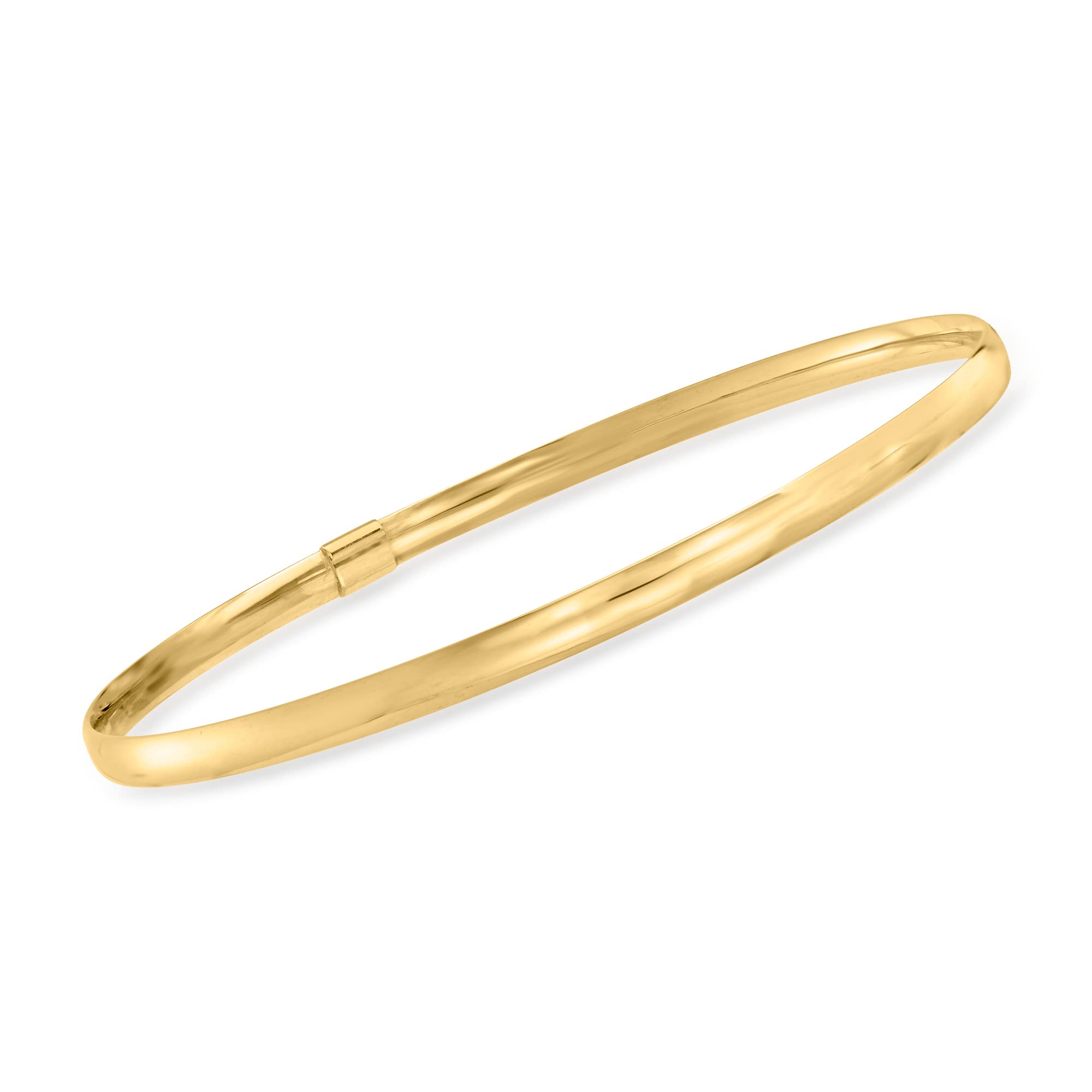 Ross-Simons Italian 14kt Yellow Gold Bangle Bracelet. 7.5 inches