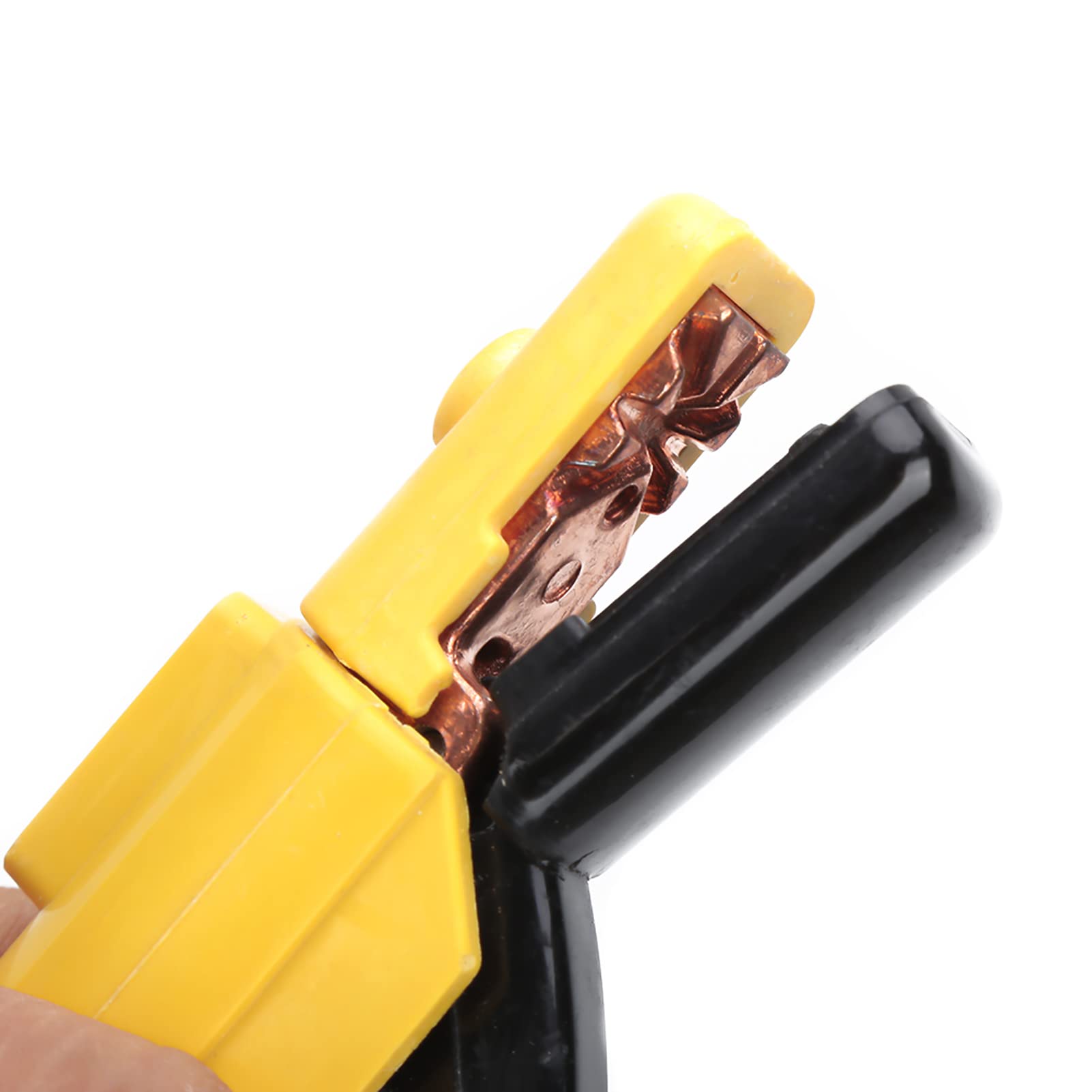 Welding Electrode Holder, Leakage Prevention Welder Clamp Tool, 300A Copper Rod Electric Welding Holder for Shipyards and Mining