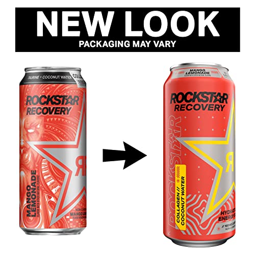 Rockstar Recovery Pineapple Coconut 16oz 12pk