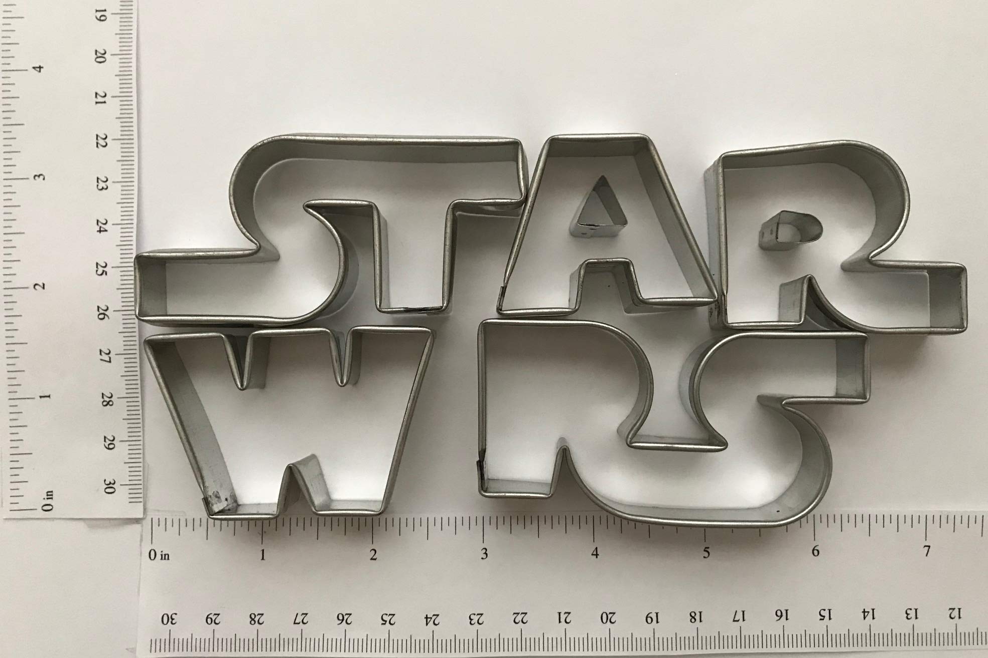 STAR WARS LOGO CUTTER SET (MEASUREMENTS SECOND PICTURE) cookies, cookie, fondant, By Oh! Sweet Art