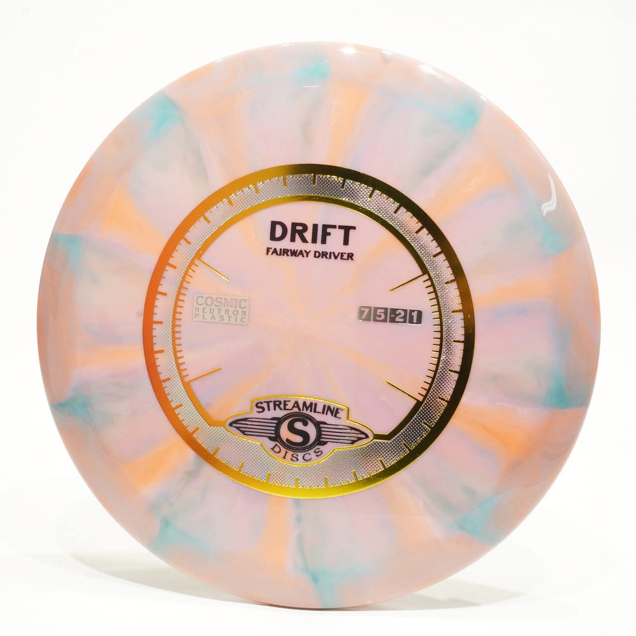 Streamline Drift (Cosmic Neutron) Fairway Driver Golf Disc, Pick Color/Weight [Stamp & Exact Color May Vary] Bluish Swirly 167-169 Grams