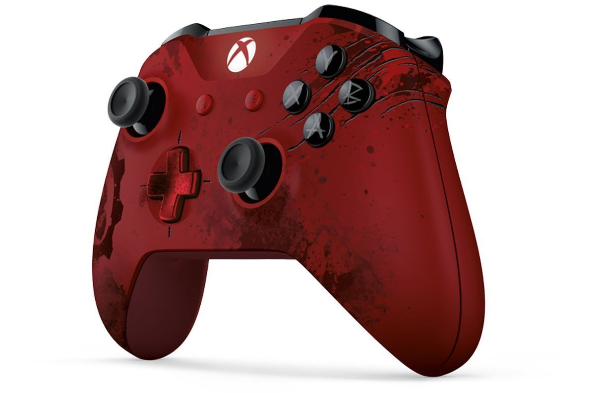 Microsoft WL3-00001 - Xbox One Gears of War 4 Crimson Omen Limited Edition Wireless Controller (Renewed)