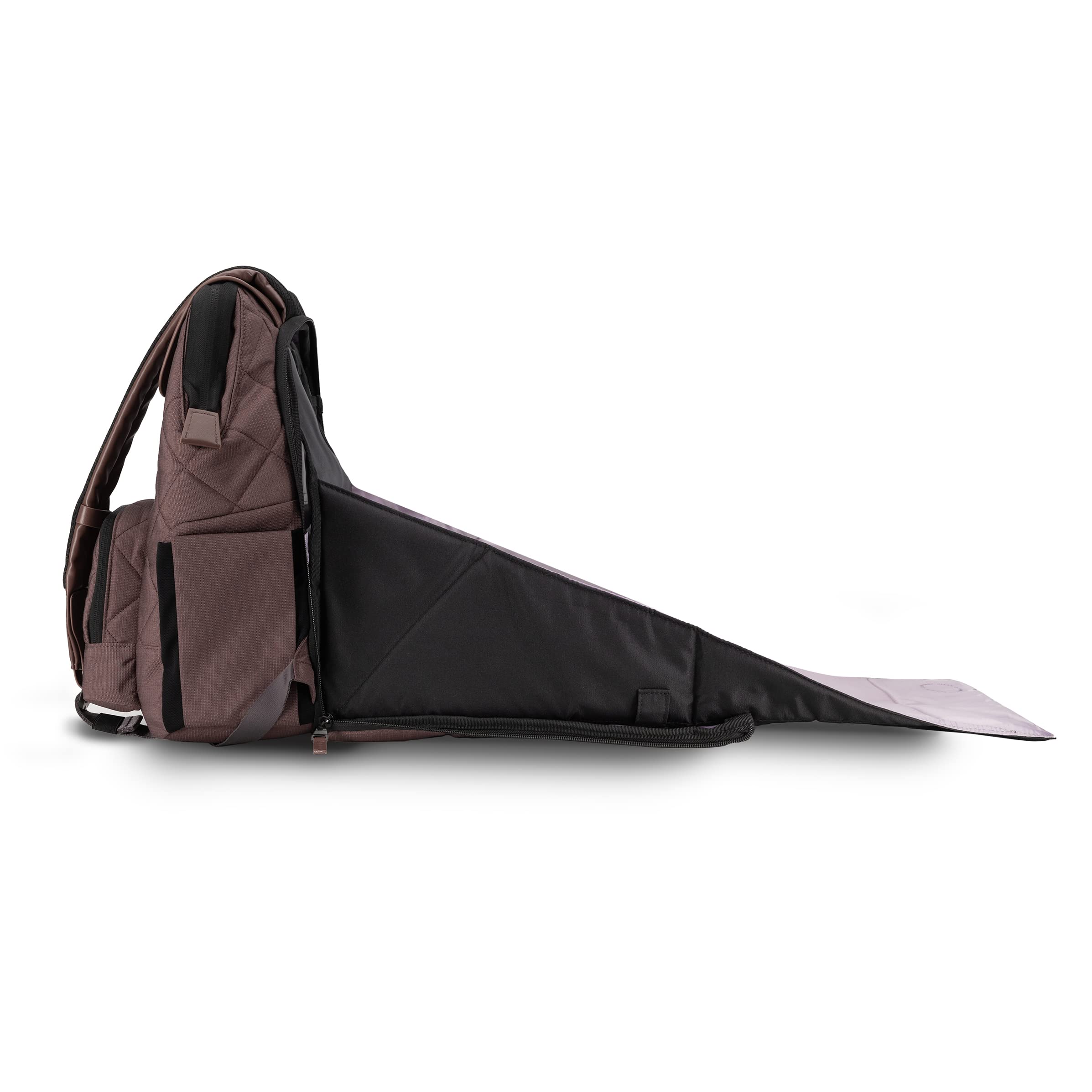 PAPERCLIP JoJo Diaper Bag Backpack - Eco Friendly - Large - Multifunctional - Black