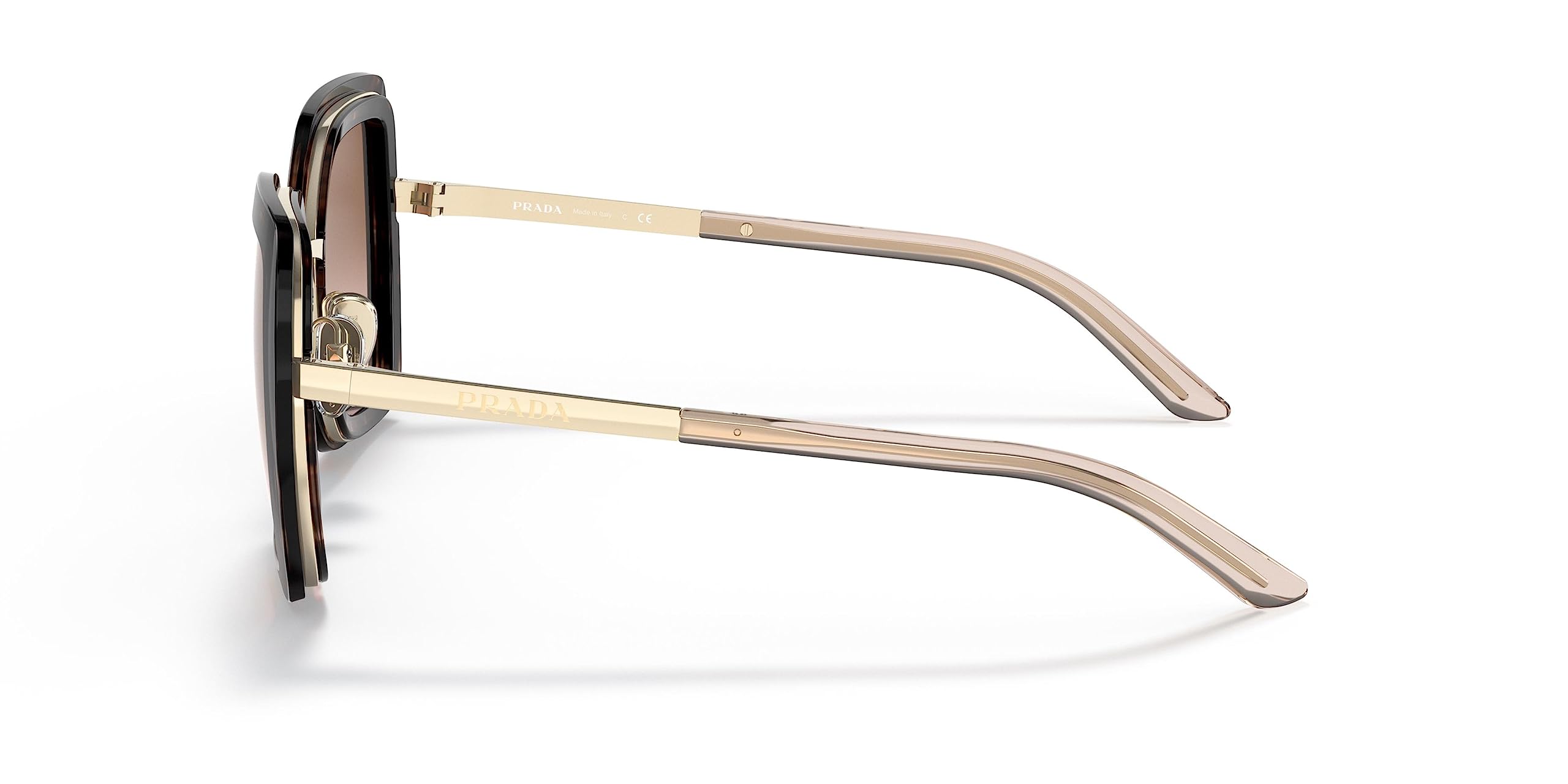 Prada PRADA PR 53YS Havana/Brown Shaded 53/21/135 women Sunglasses