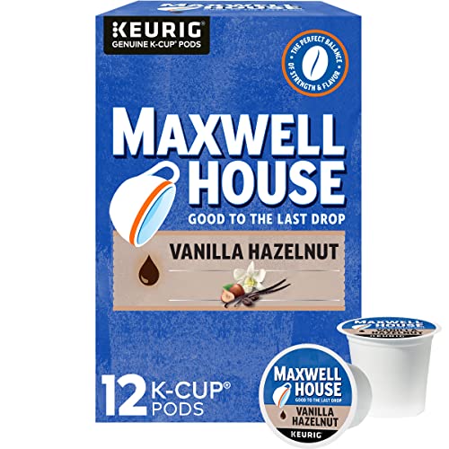 Maxwell House Vanilla Hazelnut Medium Roast K-Cup Coffee Pods (12 Count)