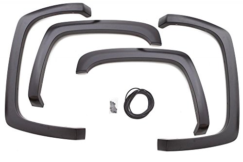 Lund SX110S Elite Series Black Sport Style Standard Fender Flare - 4 Piece