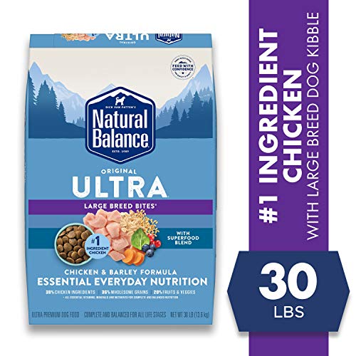 Natural Balance Original Ultra Large Breed Bites Formula Chicken & Barley Dry Dog Food 30-lb Bag