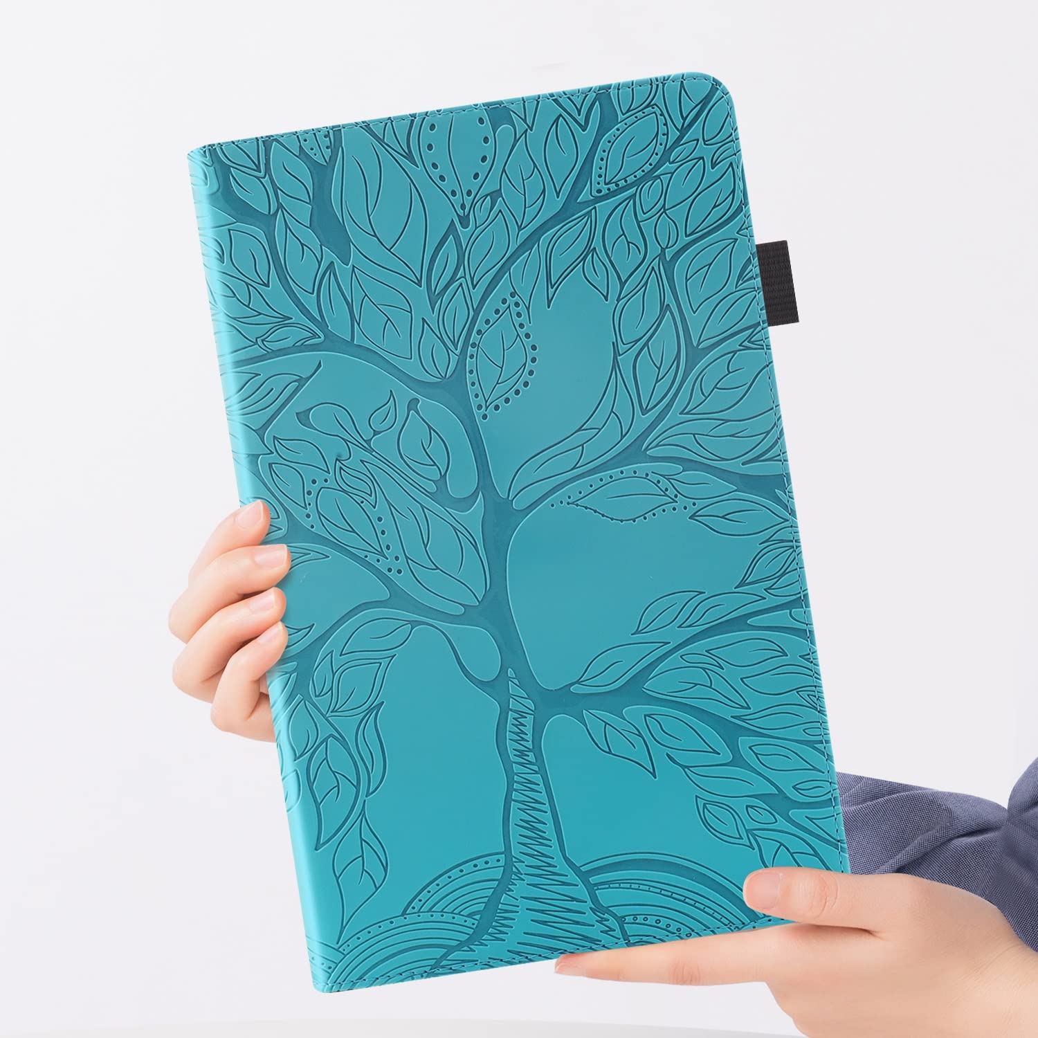 Tablet PC Case Bag Sleeves Compatible with iPad Mini 6 Generation, iPad Mini 6 Case (8.4-inch, 2021) PU Leather Case Flip Wallet Protective Cover Tree of Life Tablet Case Card Slot Tablet PC Cover