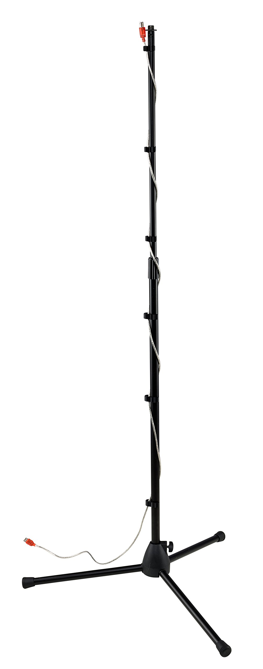 Mic Cable Clips - Universal Microphone Boompole Cable Clip Set - Includes Clips for 3/4" and 5/8" Pole Sections - Durable and Flexible ABS Plastic Clips Snap on Tight - Up to 3/8" Wire (8 Pack)