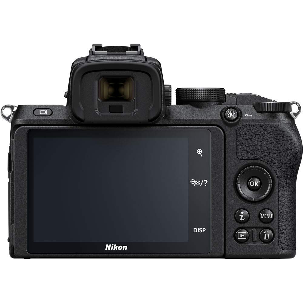 Nikon Z 50 Mirrorless Digital Camera (Body Only) (1634) + FTZ Mount Adapter + EN-EL25 Battery + 64GB Card + Case + Corel Software + HDMI Cable + Cleaning Set + More (International Model) (Renewed)