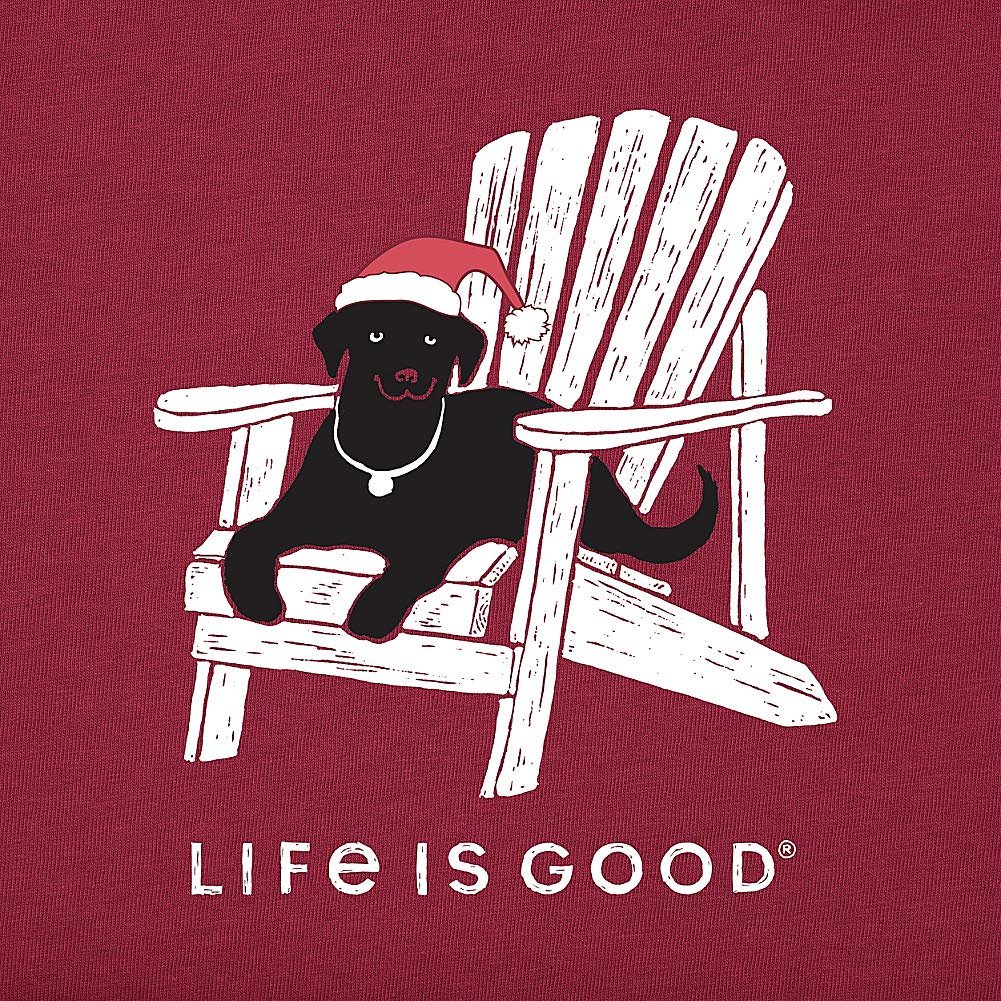 Life is Good Mens Crusher Graphic T-Shirt, In My Grill Grey, Medium