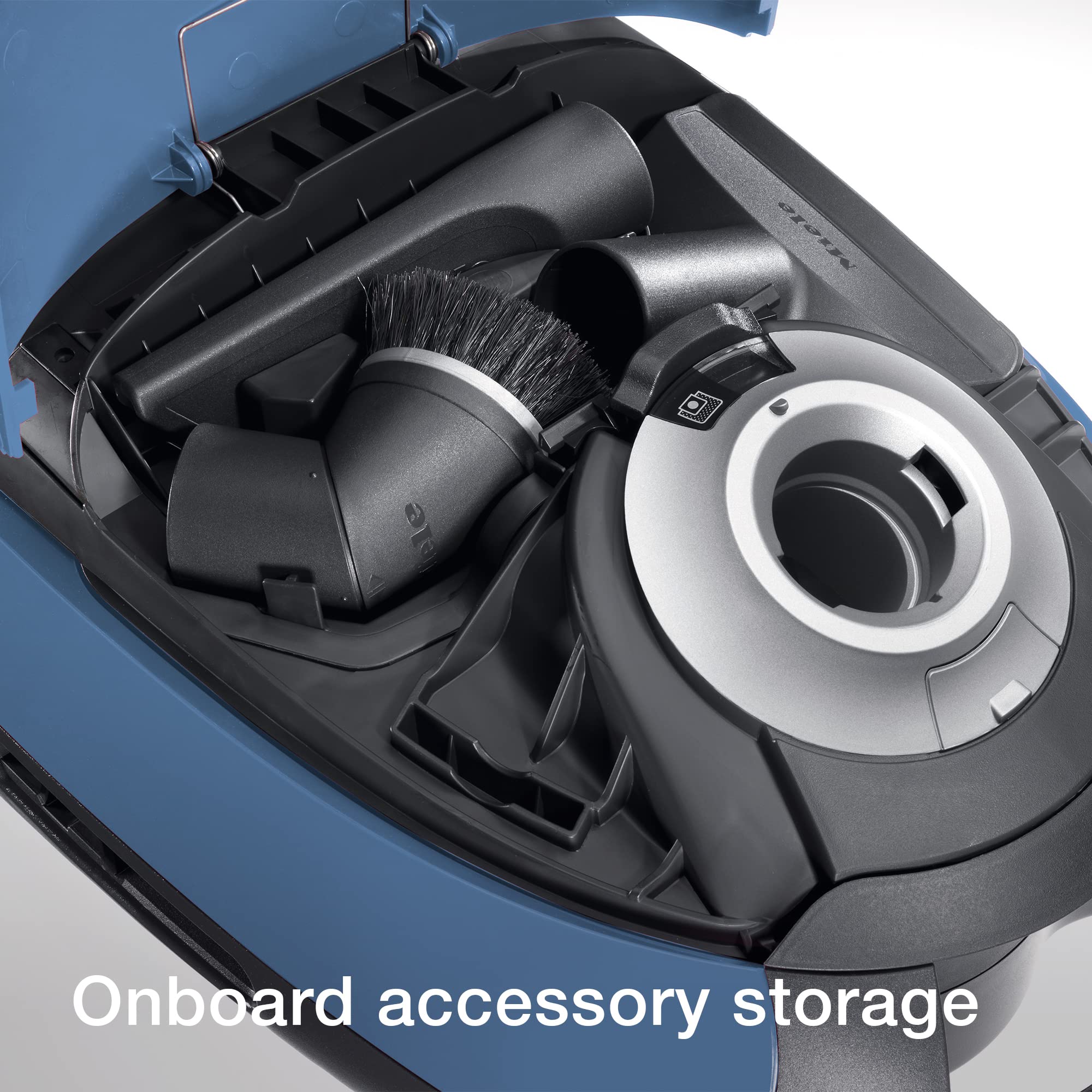 Miele Complete Hardfloor Bagged Canister Vacuum Cleaner Low-Pile Carpet, C2 Hard Floor, Tech Blue