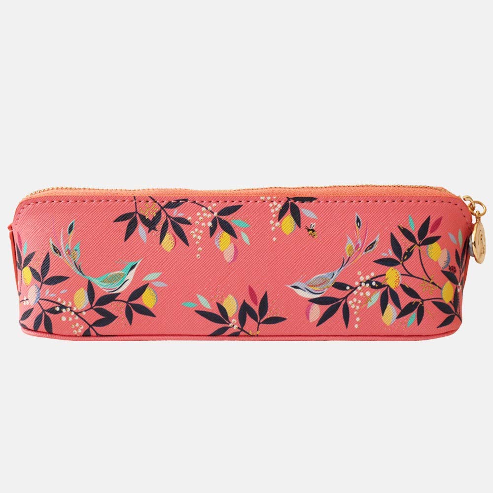 Portico Designs Ltd Sara Miller Coral Orchard Birds Slim Pencil Case