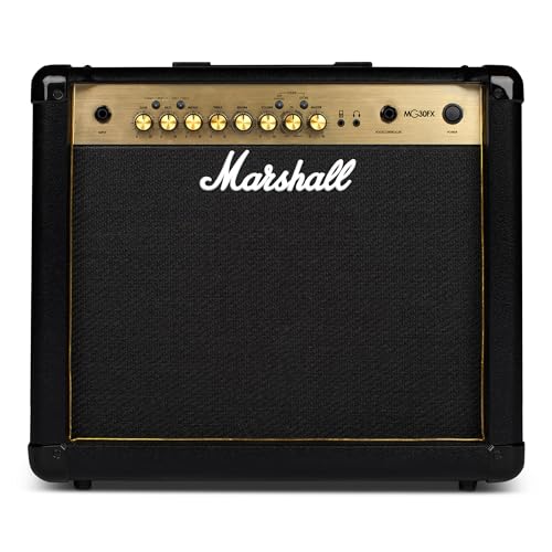 Marshall Amps Guitar Combo Amplifier, 3.5mm Jack, Black (M-MG30GFX-U)