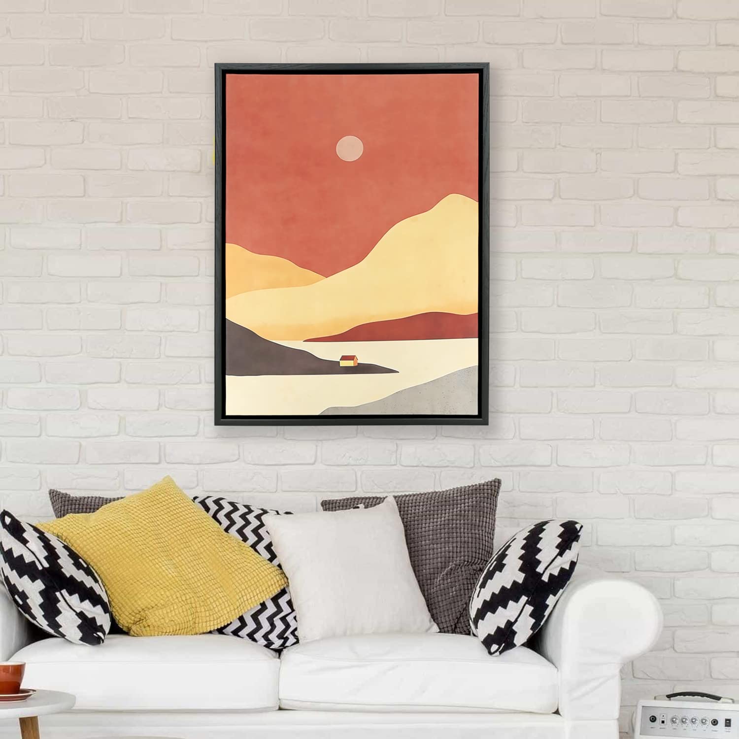LTYHHK Floating Frame for 20x24 Inch Canvas Prints, 5/8-7/8β Deep Floater Frames for Canvas Paintings, Floating frame for Oil Prints, Diamond Painting,Paint by Numbers (LB2024)
