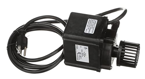 Little Giant PE-2.5F 115 Volt, 1/28 HP, 475 GPH Small Submersible Direct Drive Pump with 6-Ft. Cord, Black, 518600