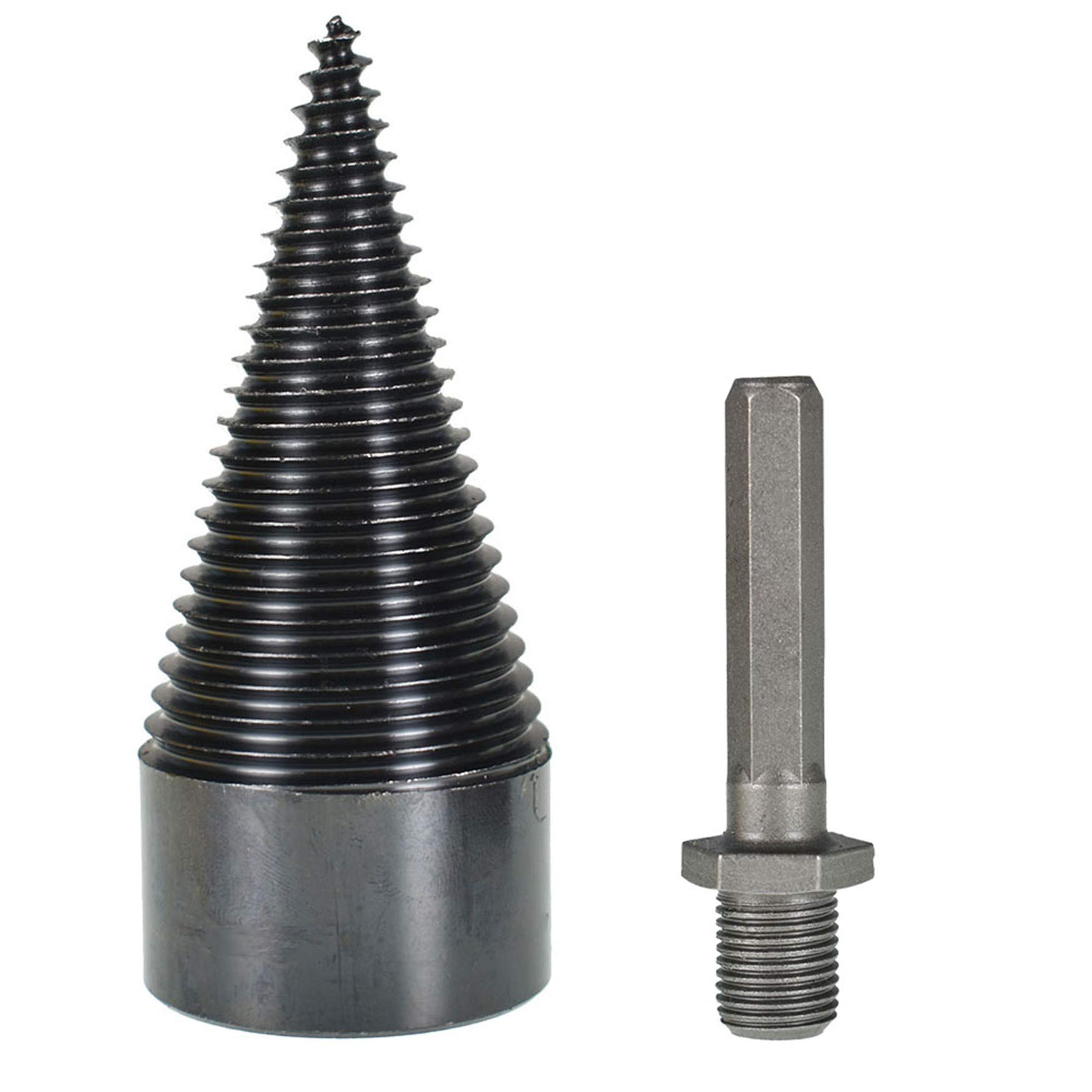 WFLNHB Hex Shank (42mm) Firewood Log Splitter Drill Wood Splitter Drill Bits for Electric Drill Bit