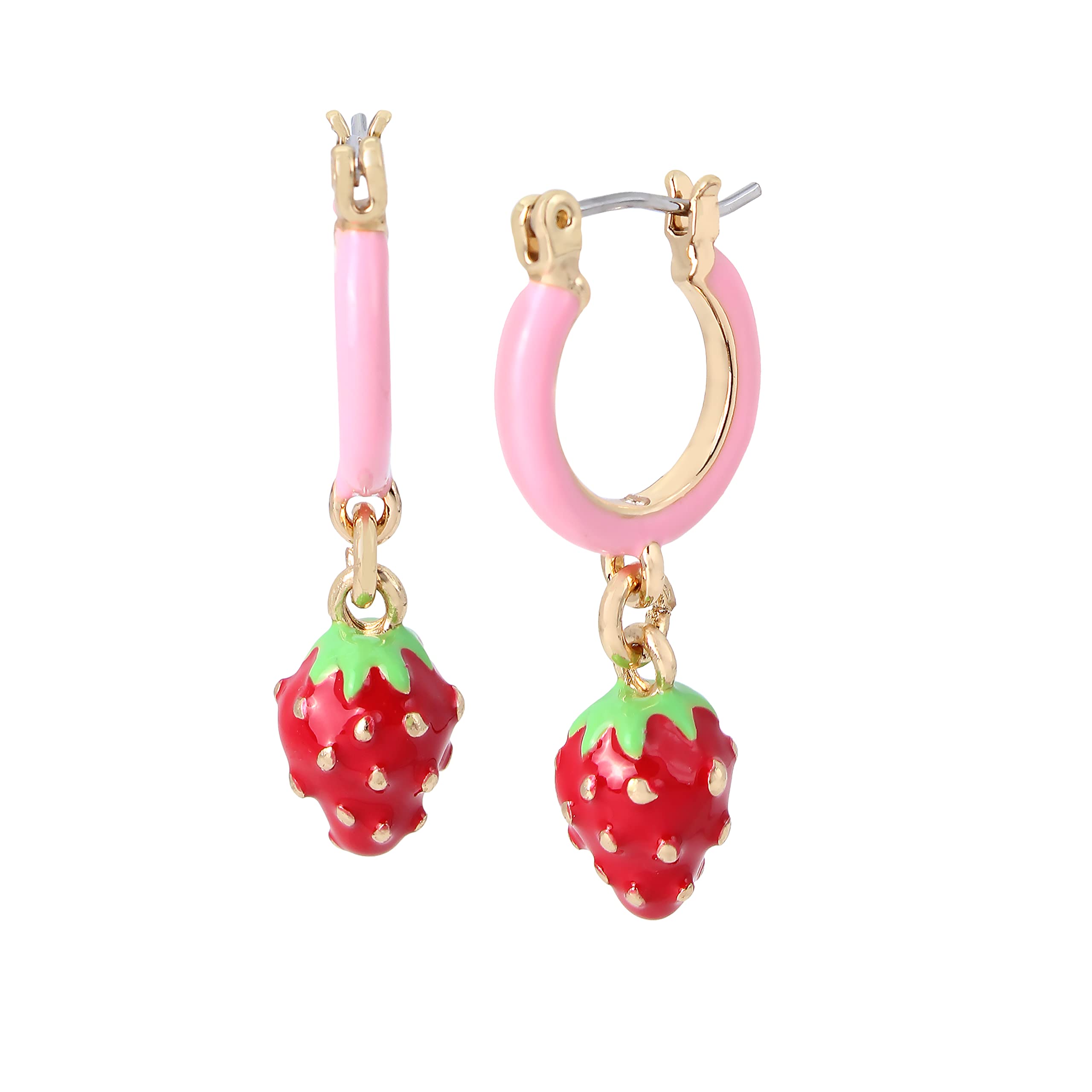 Strawberry Huggie Earrings