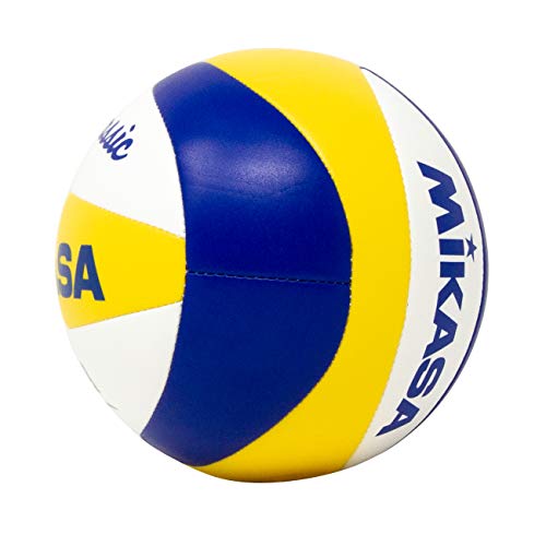 Mikasa D35 Mini FIVB Game Volleyball Blue/Yellow/White, 1.5