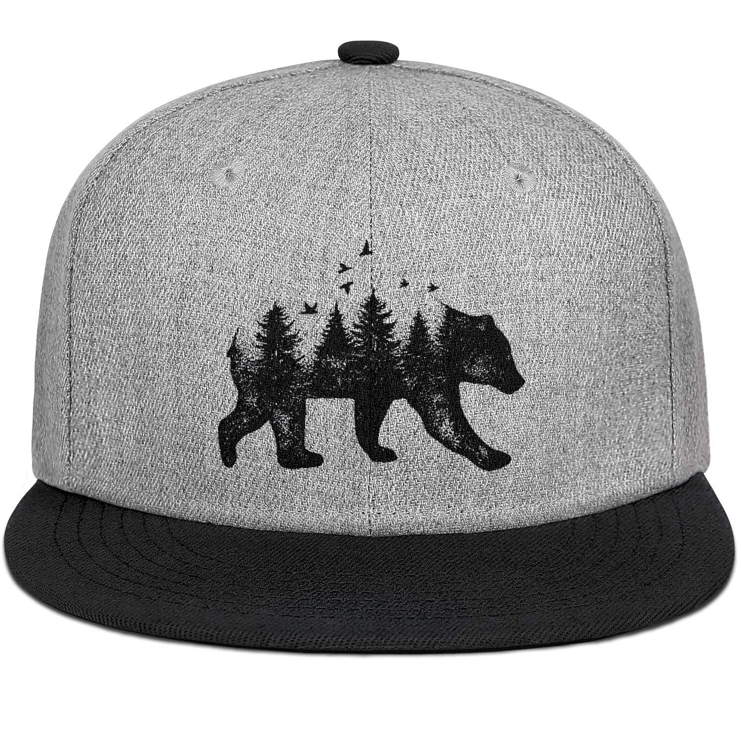 Men Women Dad Hat California Bear Tattoo Drawing Nature Idea Snapback Casual Cap