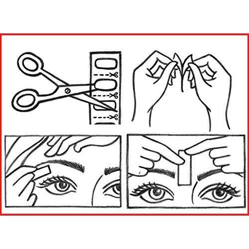 Parissa Eyebrow Wax Strips (32 strips Each), Pack Of 3
