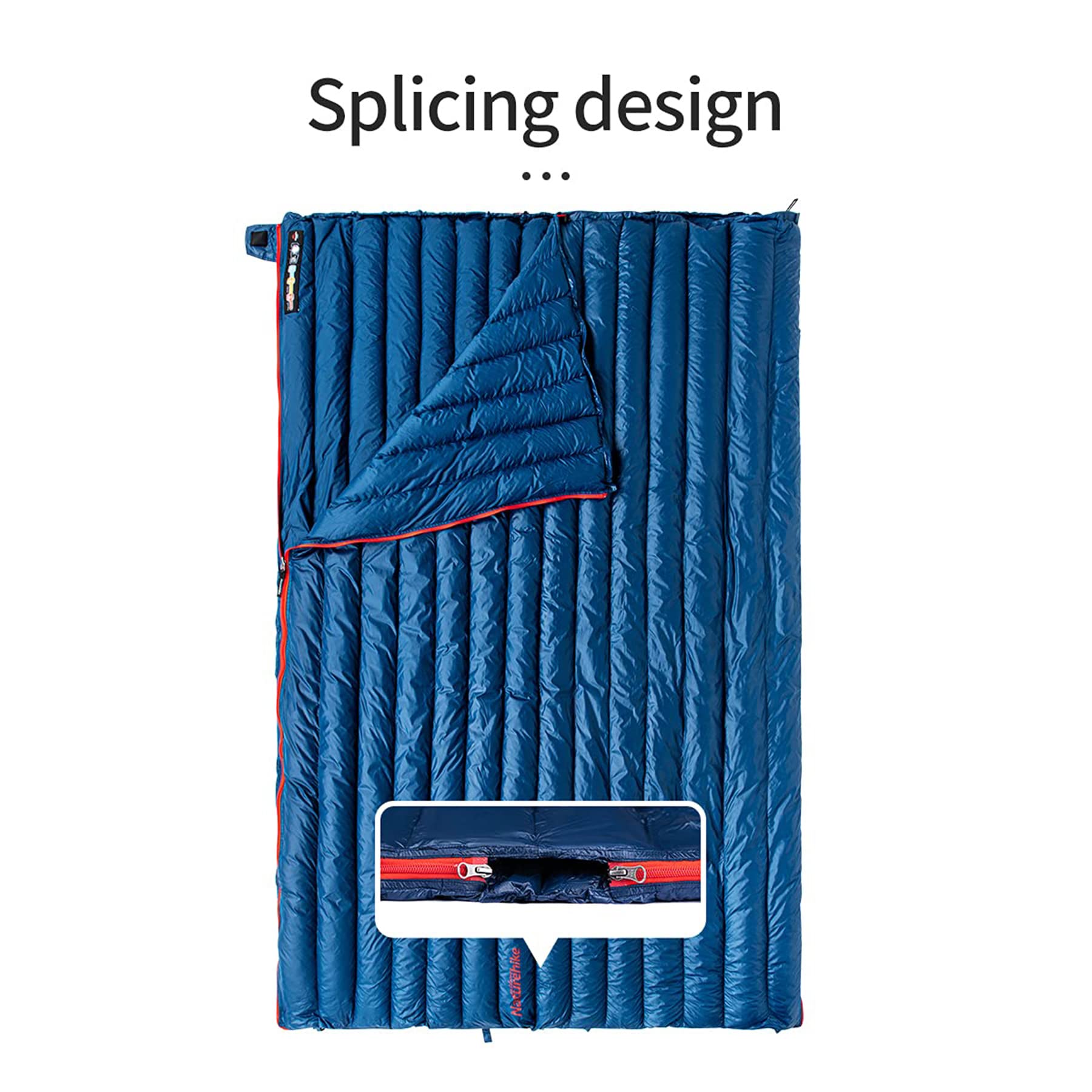 Naturehike Sleeping Bag Lightweight Compact 800 Fill Power Goose Down Sleeping Bag Compact for Adults Outdoor Camping Hiking