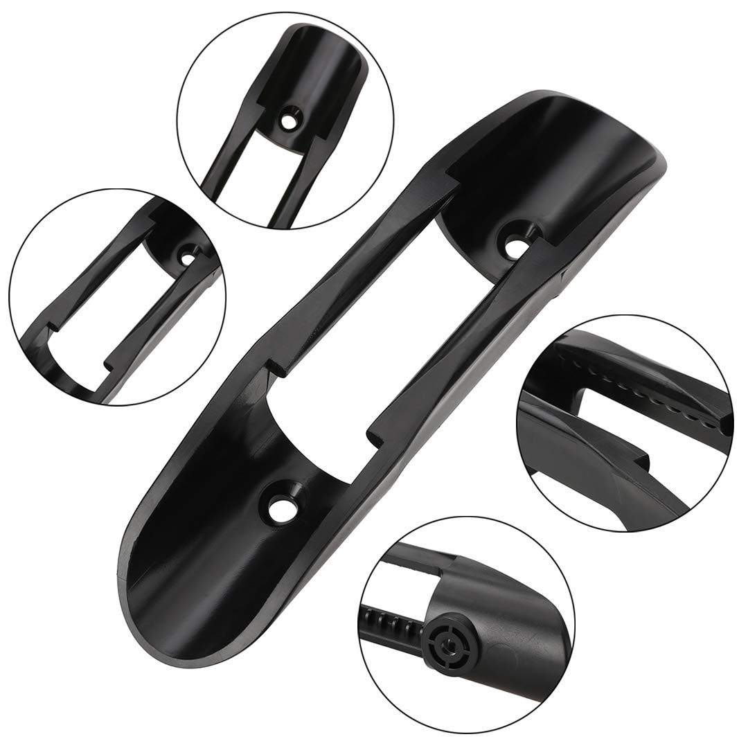 Mayitr Kayak Paddle Accessories Plastic Paddle Holder Clip Black, Kayak Paddle Clip Universal Kayak Paddle Mount Holder Clip & Fishing Net Clip,2 Pcs