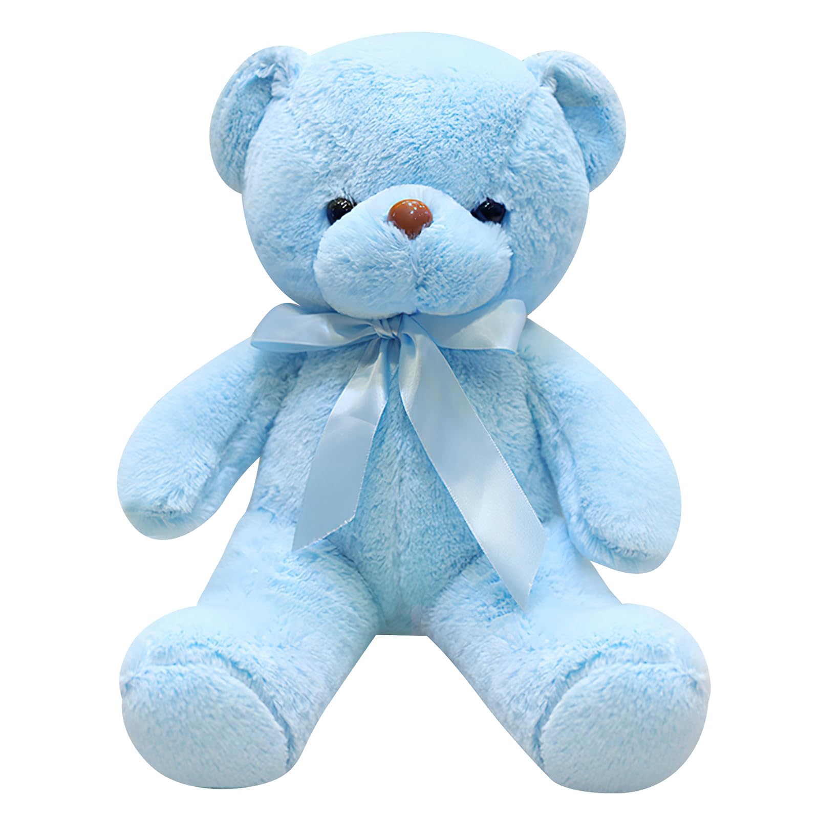 VYUSIT Teddy Bear Stuffed Animals, Cute Plush Toys with Footprints Bow-Knot, 20 inch Soft Small Cuddly Stuffed Plush Teddy Bear
