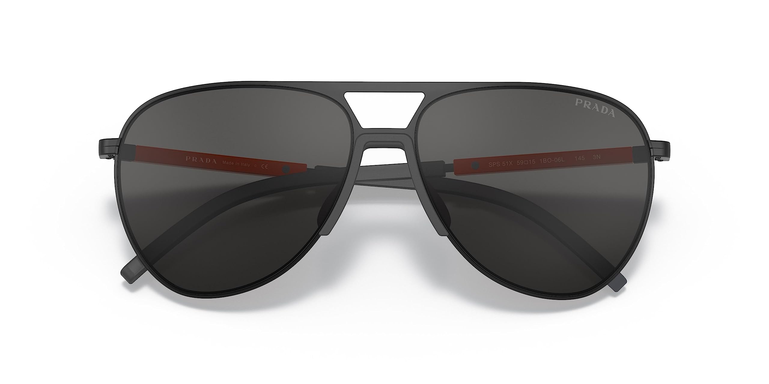 Prada Men's Modern Polarized Sport Sunglasses, Multi-Coloured, 59