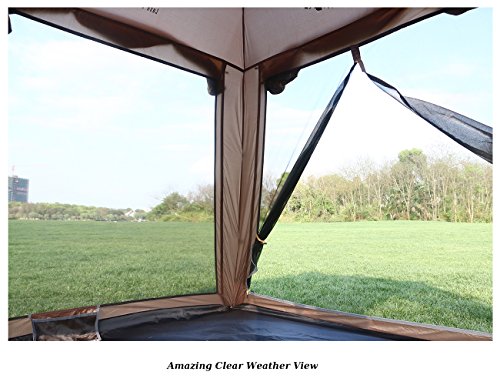 Luxe Tempo Screen House Tent 3-4 Person Canopy Tent Sun Shade Lightweight for Beach Backyard Camping Tall Fast Pitch